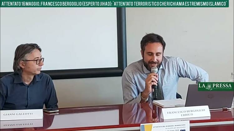 Attentato Modena: 'Evento sentinella che richiama estremismo islamico'